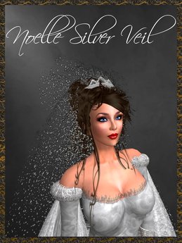 Second Life Marketplace - *Goddess* Noelle Silver Wedding Veil